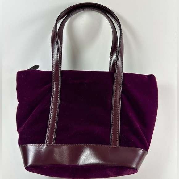 Philippe Model | Bags | Vintage Philippe Model Paris Burgundy Velvet ...